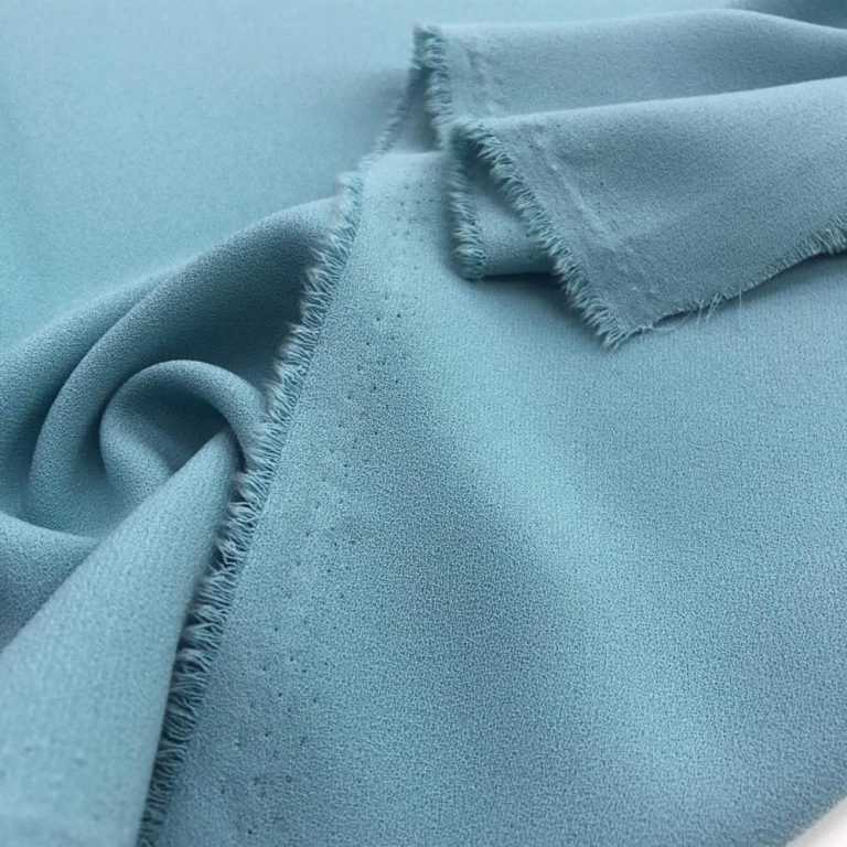 Double Krep Kumaş Su Mavisi Satın Al - Online Kumaş