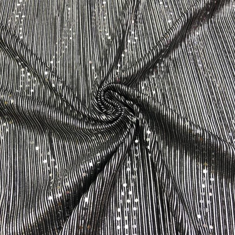 Metalik Örme Pullu Kumaş Gri Satın Al - Online Kumaş