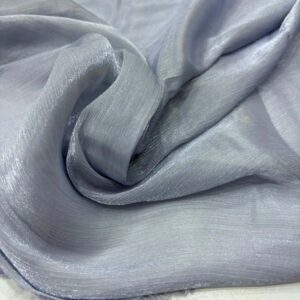 Dökümlü Janjan Organze Kumaş Gri Satın Al - Kardeşler Kumaş - Online Kumaş